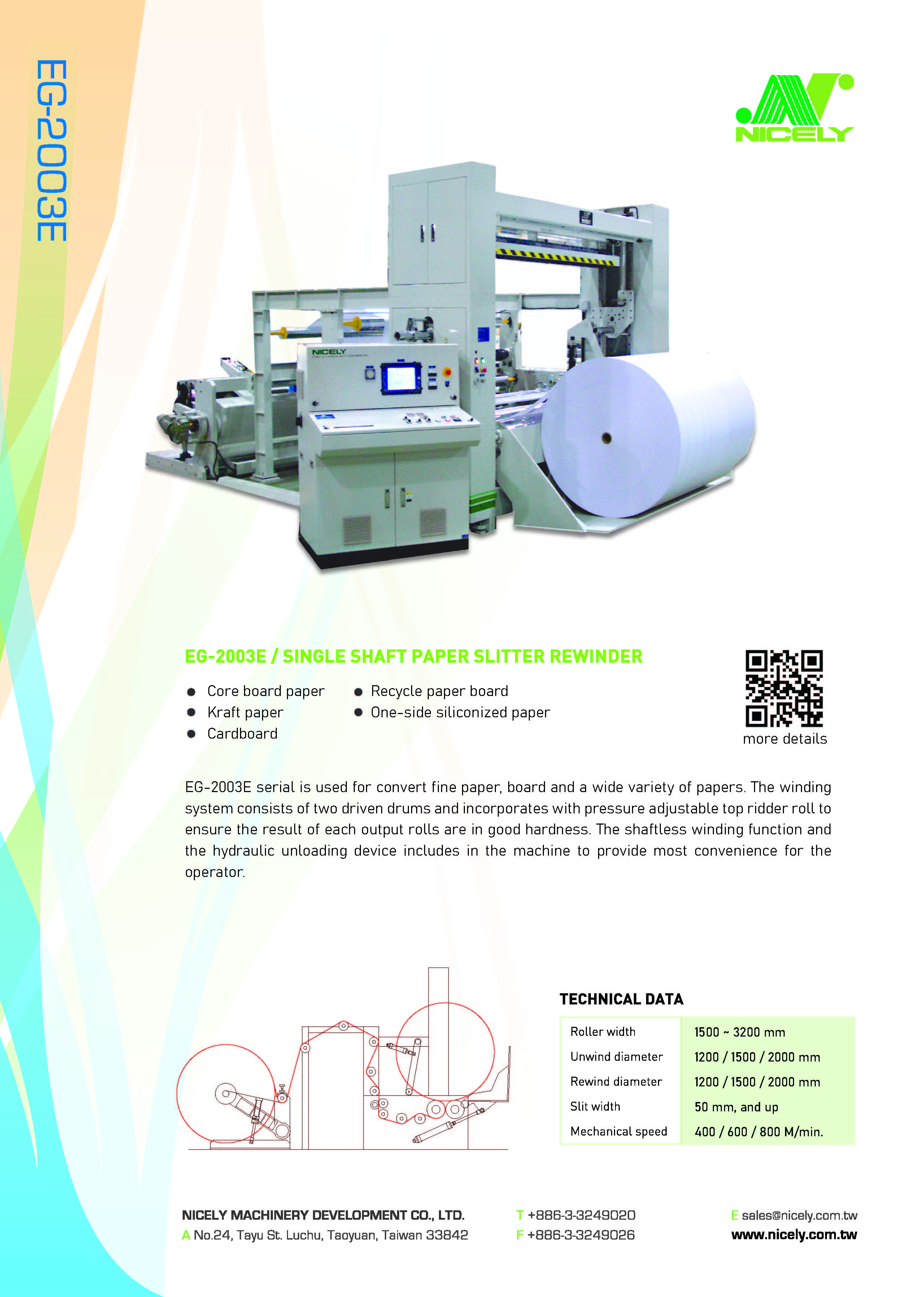 Paper Slitter Rewinder Machine - Nicely Machinery